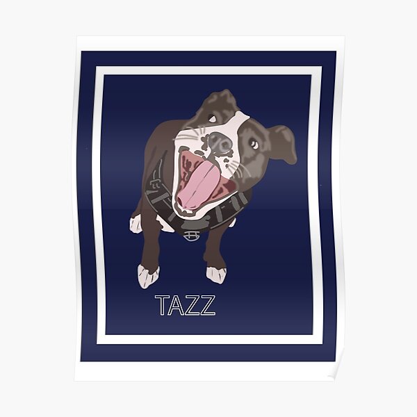 "Tazz!" Poster for Sale by GiaMarieArt | Redbubble