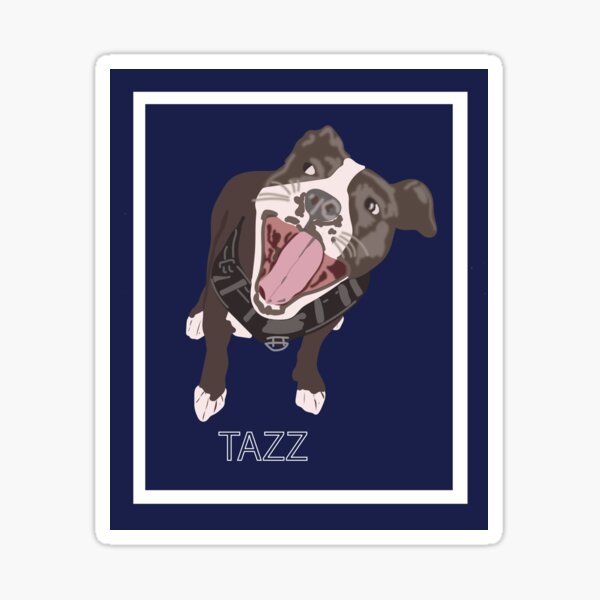 "Tazz!" Sticker for Sale by GiaMarieArt | Redbubble