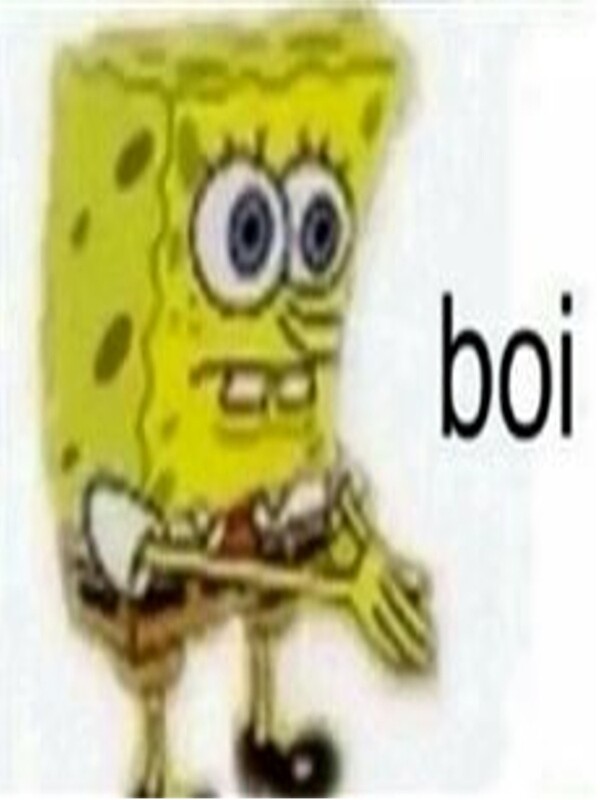 "Spongebob Boi Meme" by memeboixd | Redbubble