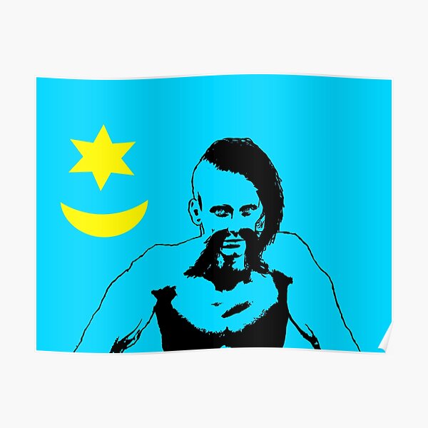 "Ukrainian Cossack and Cossack's coat of arms " Poster for Sale by ...