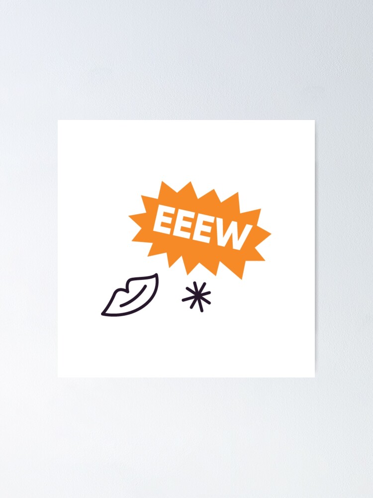 "EEW design " Poster for Sale by The-duck-store | Redbubble