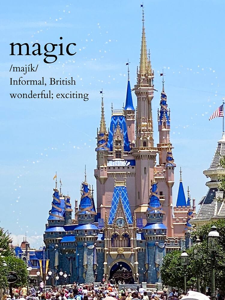 "Magic Kingdom - Magic Definition Poster" Sticker for Sale by ...