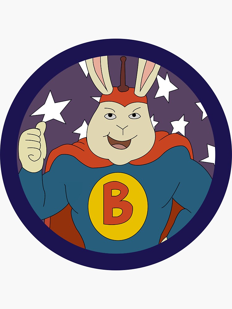 "Bionic Bunny Logo (no text)" Sticker for Sale by EddieCas382 | Redbubble