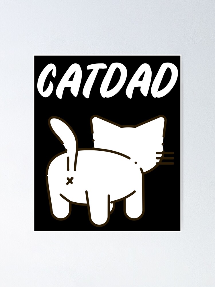 Póster «Gato papá gato amante gato papá papi padre padre gato dueño» de ...
