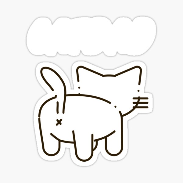 Pegatina «Gato papá gato amante gato papá papi padre padre gato dueño ...