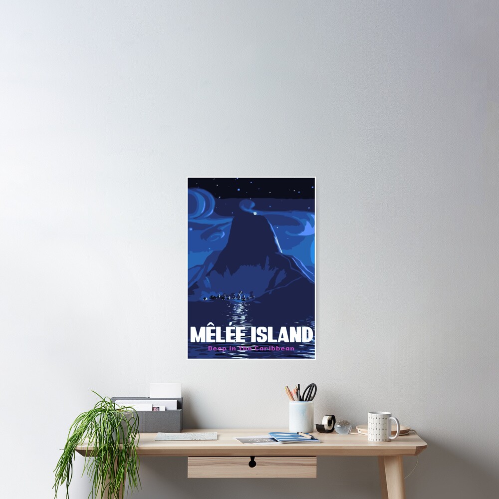 "Melee Island Travel Poster (Monkey Island)" Poster for Sale by ...