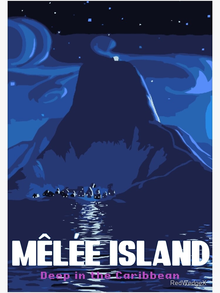 "Melee Island Travel Poster (Monkey Island)" Poster for Sale by ...