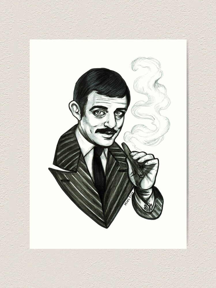 "Gomez Addams" Art Print by MeganMars | Redbubble