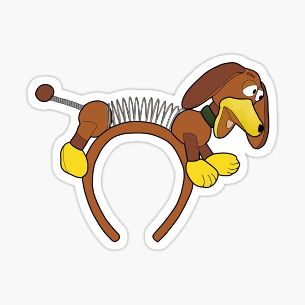 "Slinky dog headband" Sticker for Sale by Stickersbyem18 | Redbubble