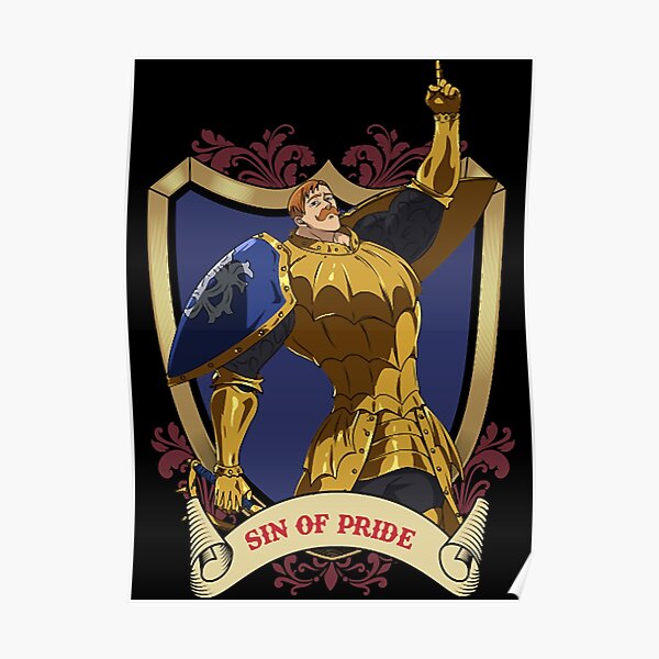 "Escanor - The seven deadly sins " Poster by JorgiaFijal | Redbubble