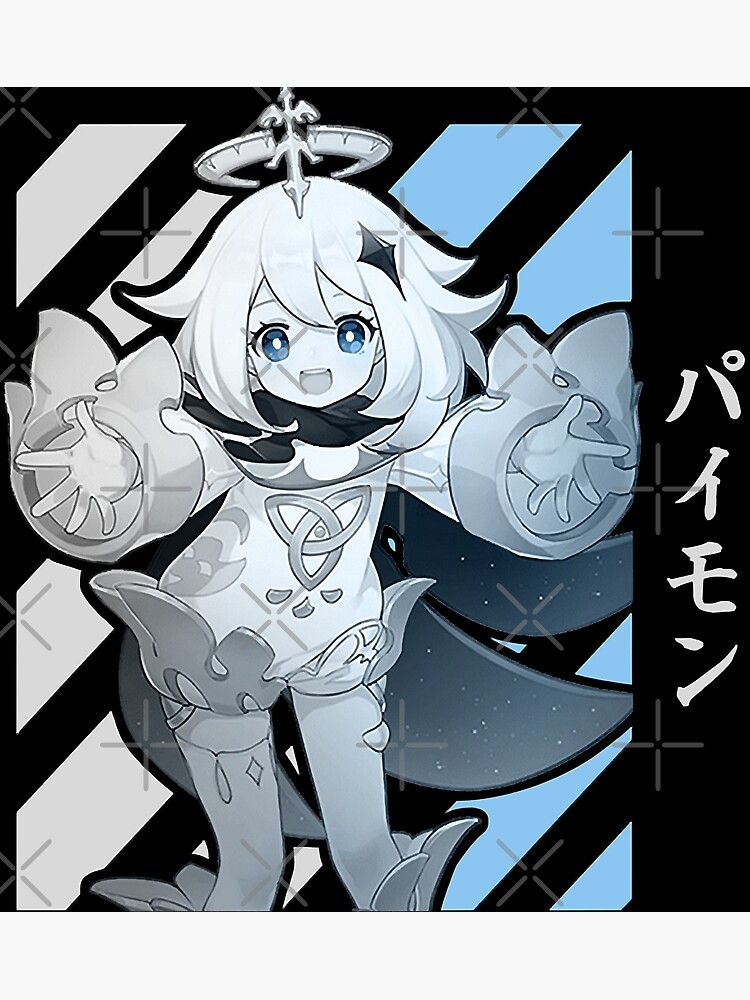 "Paimon Genshin Impact Design Classic" Art Print by Tierney2000 | Redbubble