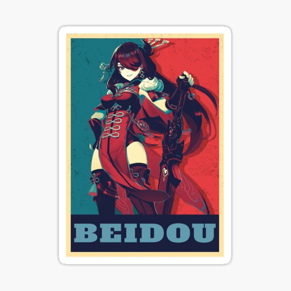 "Genshin Impact Beidou Hope Graphic" Sticker by Tierney2000 | Redbubble