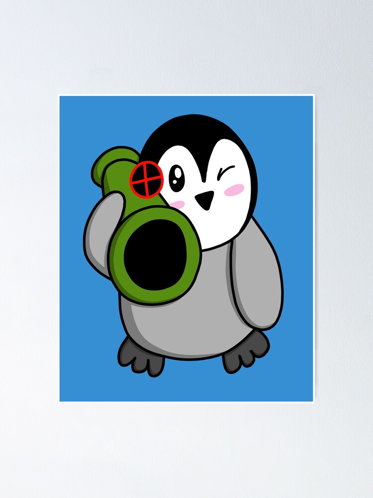 "Penguin Bazooka" Poster for Sale by palaco210 | Redbubble
