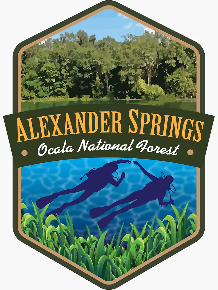 "Alexander Springs, Ocala National Forest" Sticker for Sale by ...