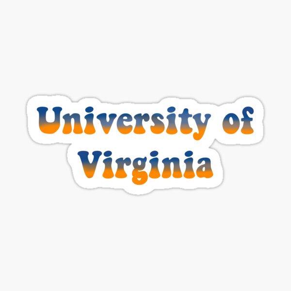 "UVA (marbled)" Sticker for Sale by Samlgreennn | Redbubble