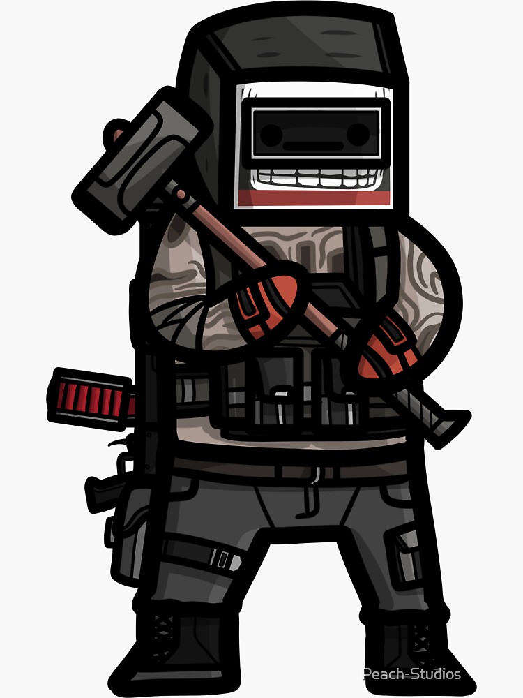 "Escape from Tarkov - Tagilla" Sticker for Sale by Peach-Studios ...