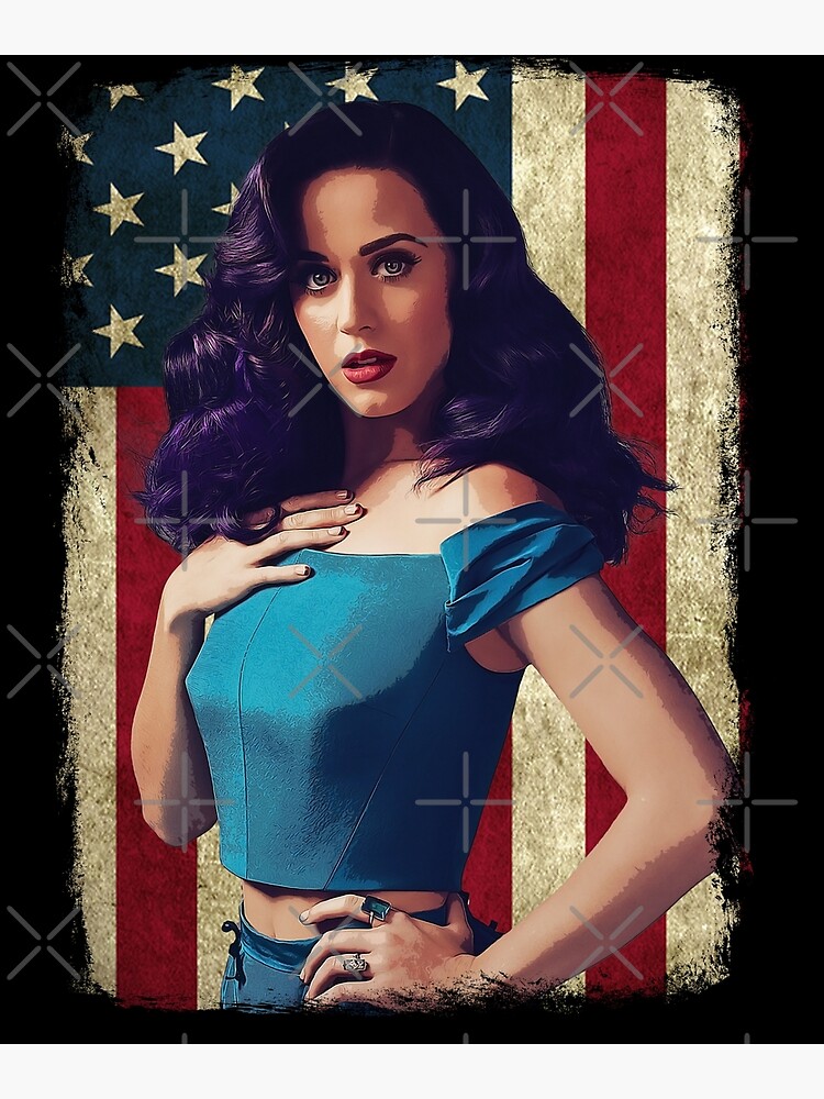 "Vintage American Flag Katy Perry Legend" Poster for Sale by ...