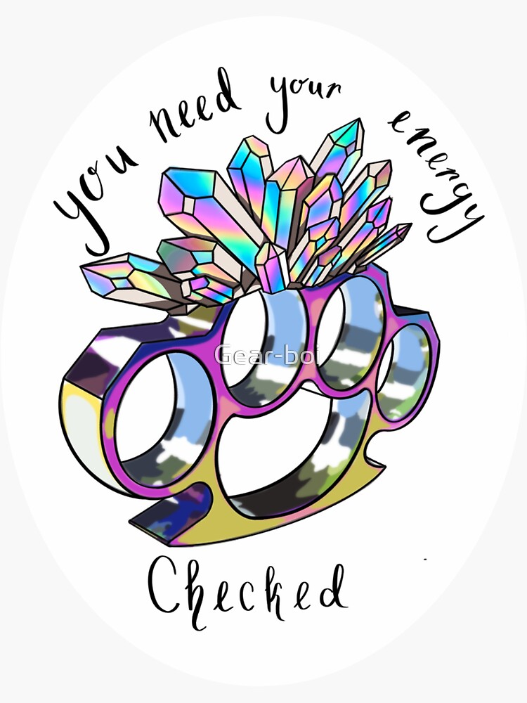 "Crystal Knuckles" Sticker by Gear-boi | Redbubble