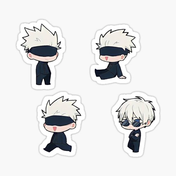 "Cute Chibi Satoru Gojo" Sticker for Sale by animeultima | Redbubble