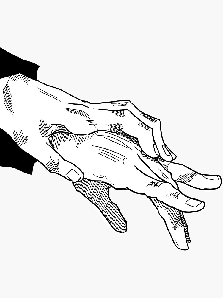 Pegatina «megumi fushiguro elefante shikigami manos firmar» de ...