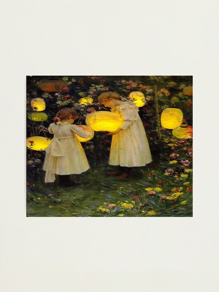"Japanese Lanterns (1895) - Luther Emerson Van Gorder " Photographic ...