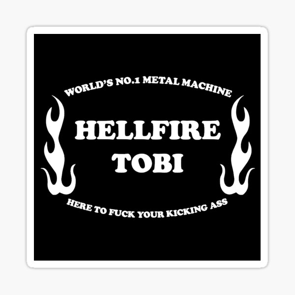"[TRANSPARENT DISPLAY] Hellfire Shirt EDGUY (Fnmade)" Sticker for Sale ...
