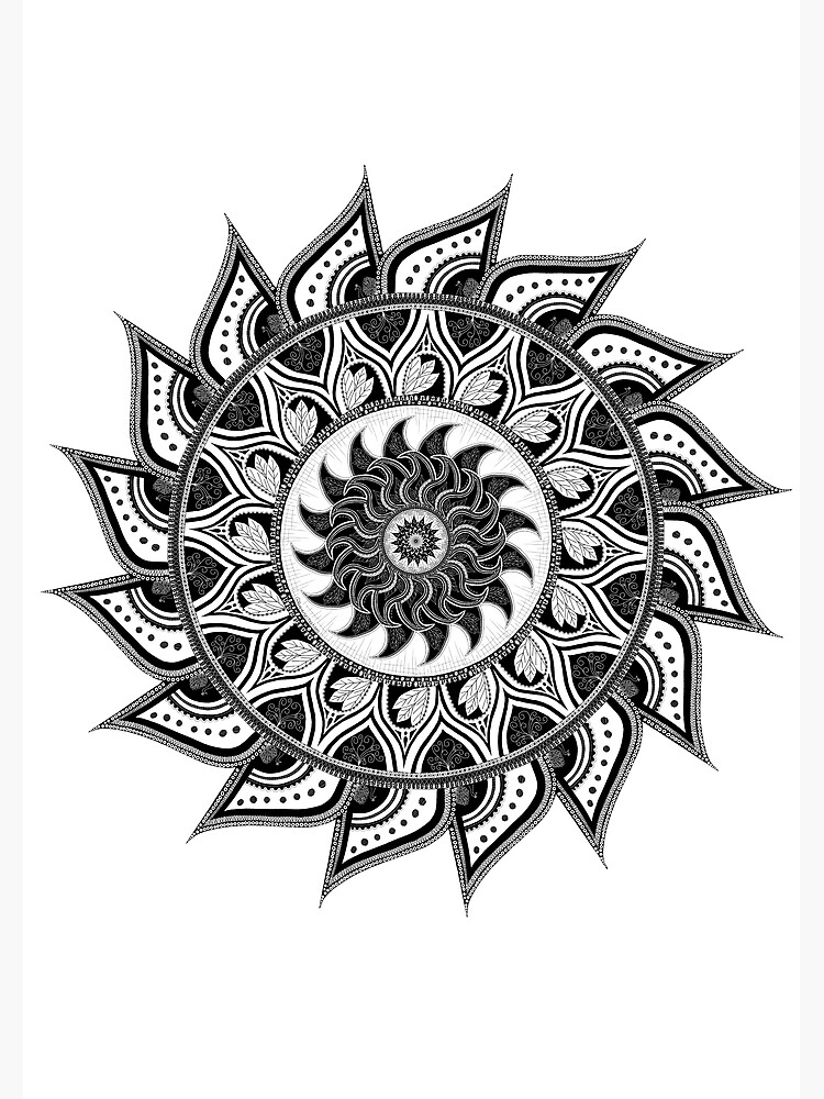 "Sun | Mandala Art | Geometric Art " Poster for Sale by FreeverseCreat ...