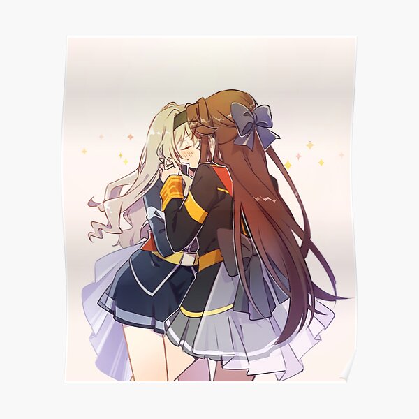 "Maya x Claudine Kiss" Poster by LindyHender | Redbubble