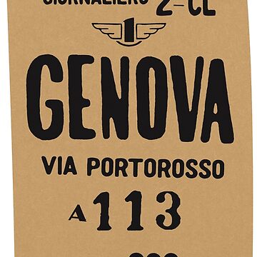 "Genova Train Ticket" Coffee Mug for Sale by jesimink | Redbubble