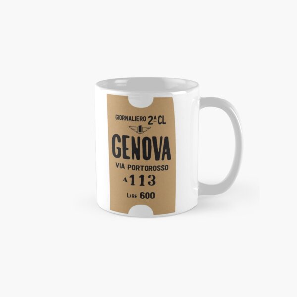 "Genova Train Ticket" Coffee Mug for Sale by jesimink | Redbubble