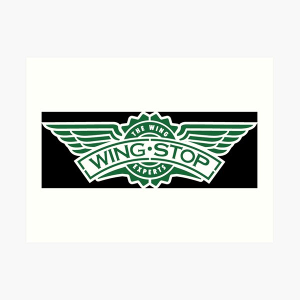 "FOOD-WINGSTOP LOGO" Art Print for Sale by AndreHudsby | Redbubble