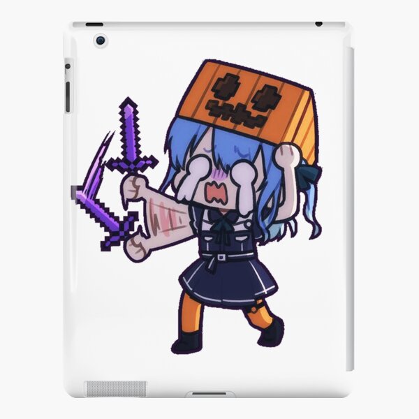 Hoshimachi Suisei Defending Herself In Minecraft Ipad Case And Skin By Annsanthush Redbubble