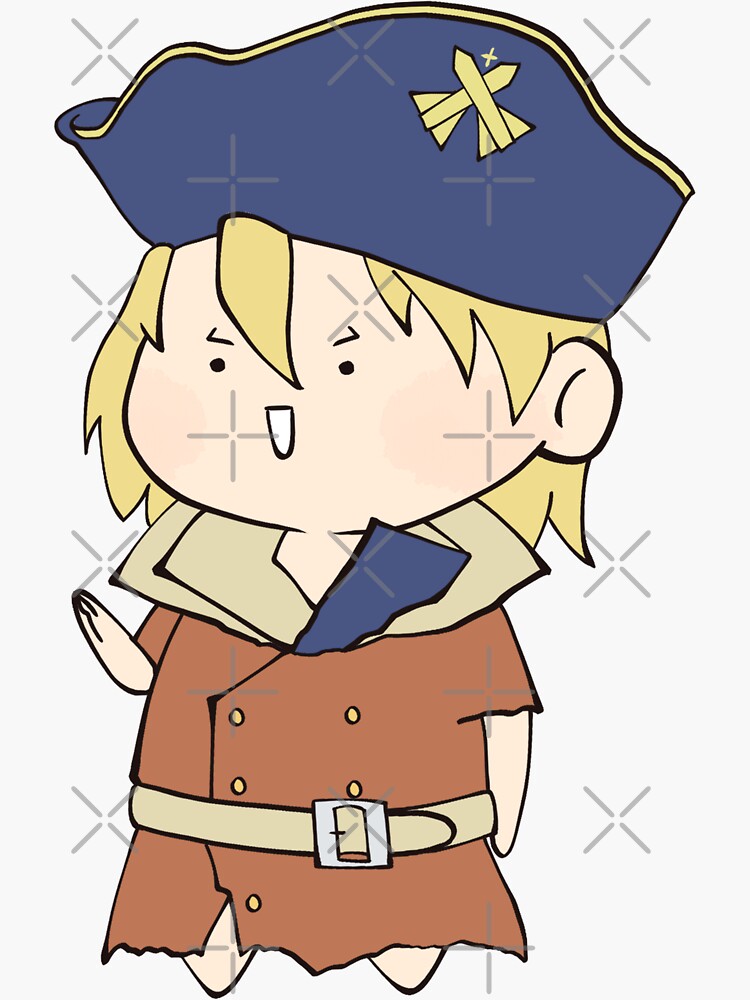 Pegatina «Ryusui Nanami Chibi Cuerpo completo» de ginreiart | Redbubble