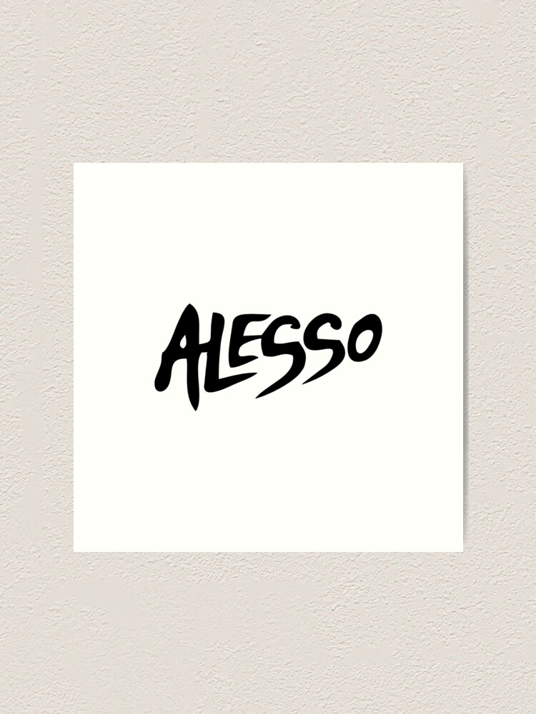 "Alesso Logo" Art Print for Sale by StockdaleGood | Redbubble