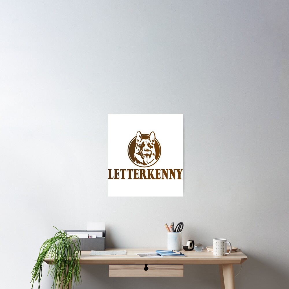 "Letterkenny dog symbol movie logo" Poster for Sale by FittsWilliam ...