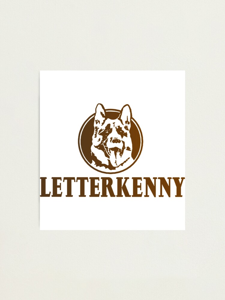 "Letterkenny dog symbol movie logo" Photographic Print by FittsWilliam ...