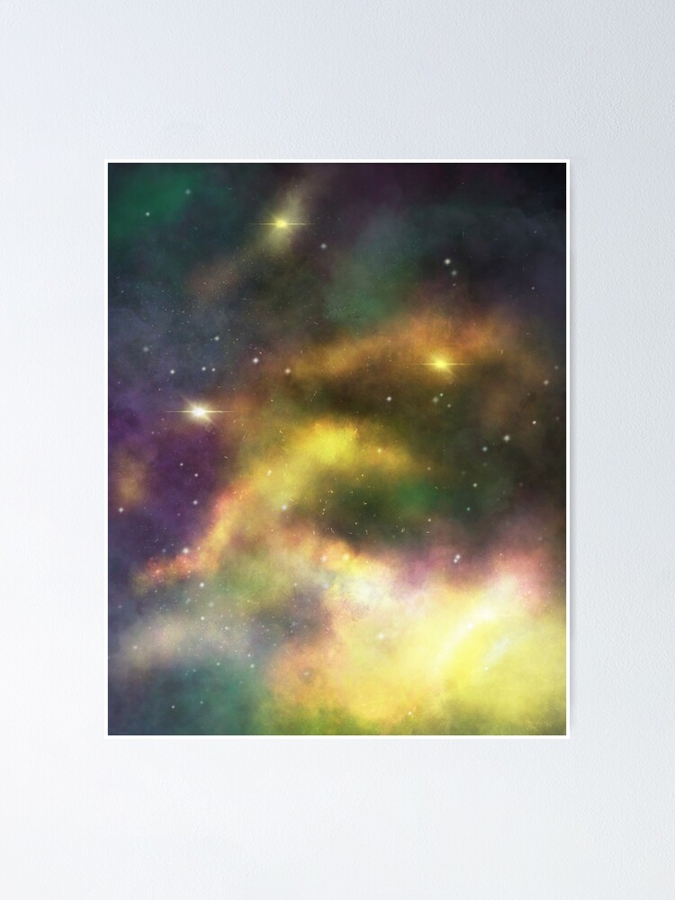 "Galaxy far far away." Poster for Sale by Solnushko | Redbubble