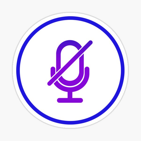 "Mute" Sticker for Sale by artmadeinheaven | Redbubble