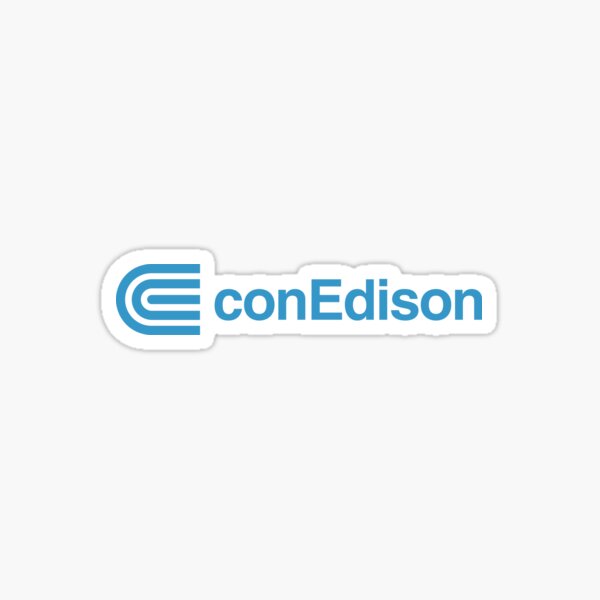 "logo-Con Edison landscape" Sticker by ChristyAlex | Redbubble