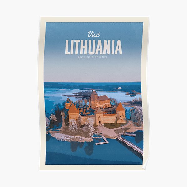 "Visit Lithuania " Poster for Sale by CallumGardiner | Redbubble