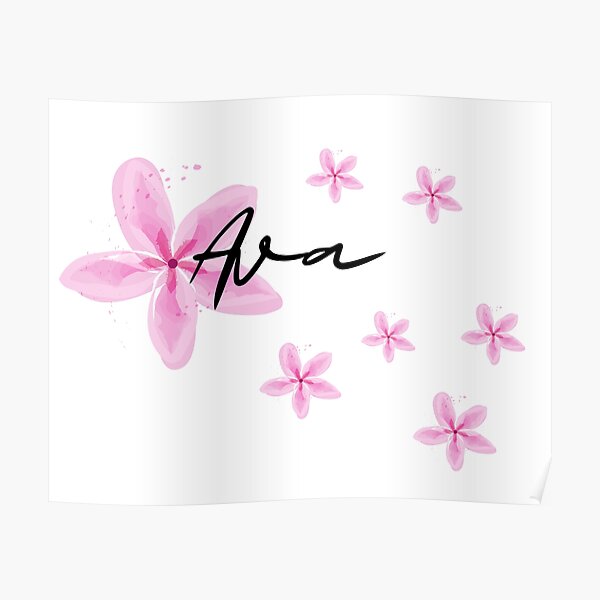 "Ava Sticker pack" Poster by WordsOfHope | Redbubble