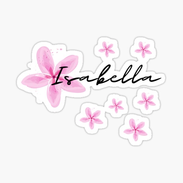 "Isabella Sticker pack" Sticker for Sale by WordsOfHope | Redbubble