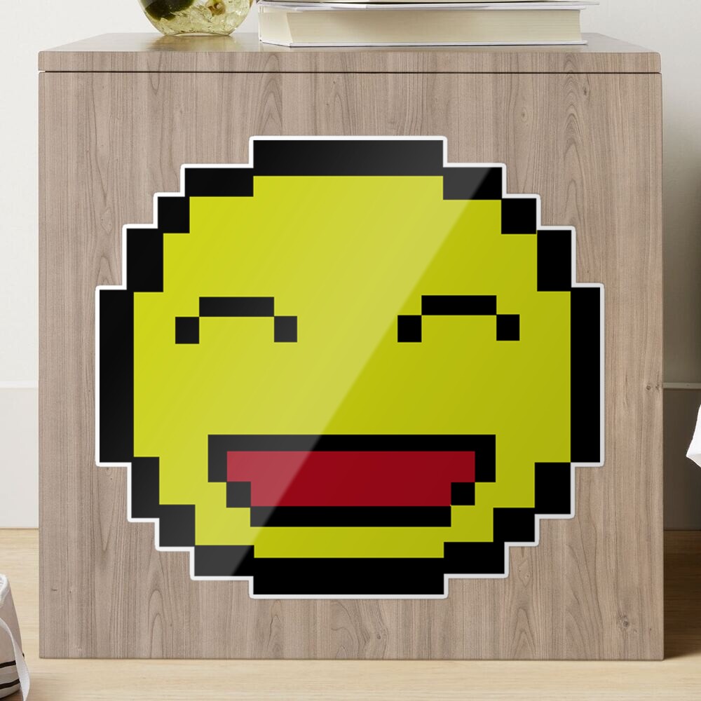 Minecraft Pixel Art Smiley Gesicht