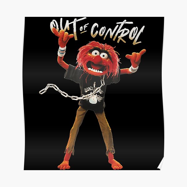 "The Muppets Animal Out of Control The Muppet Show" Poster by ...