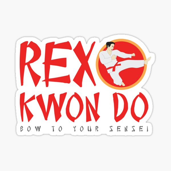 "Napoleon Dynamite Rex Kwon Do Bow Sensei Karate Kip Taekwondo" Sticker ...
