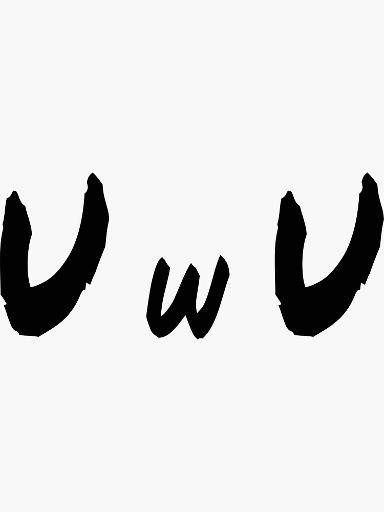 "uwu copypasta" Sticker for Sale by MomDadCompany | Redbubble