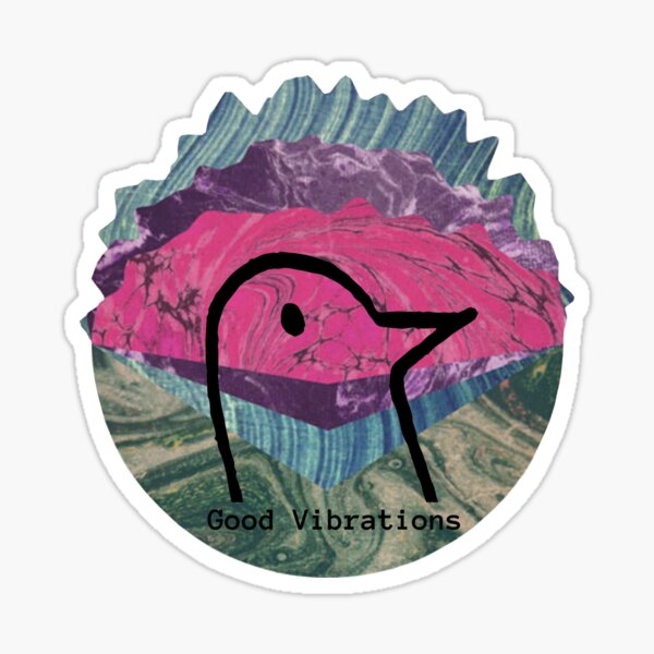 "oyasumi punpun// good vibrations (rendered copy)" Sticker for Sale by ...