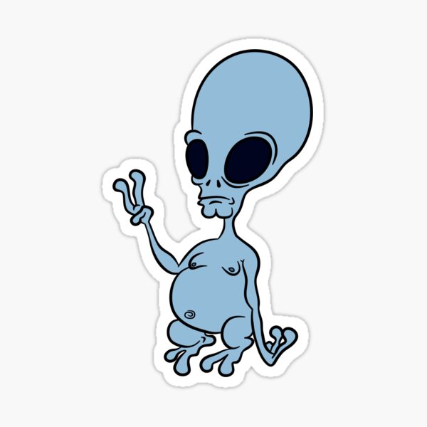 "Alien" Sticker by amtman | Redbubble