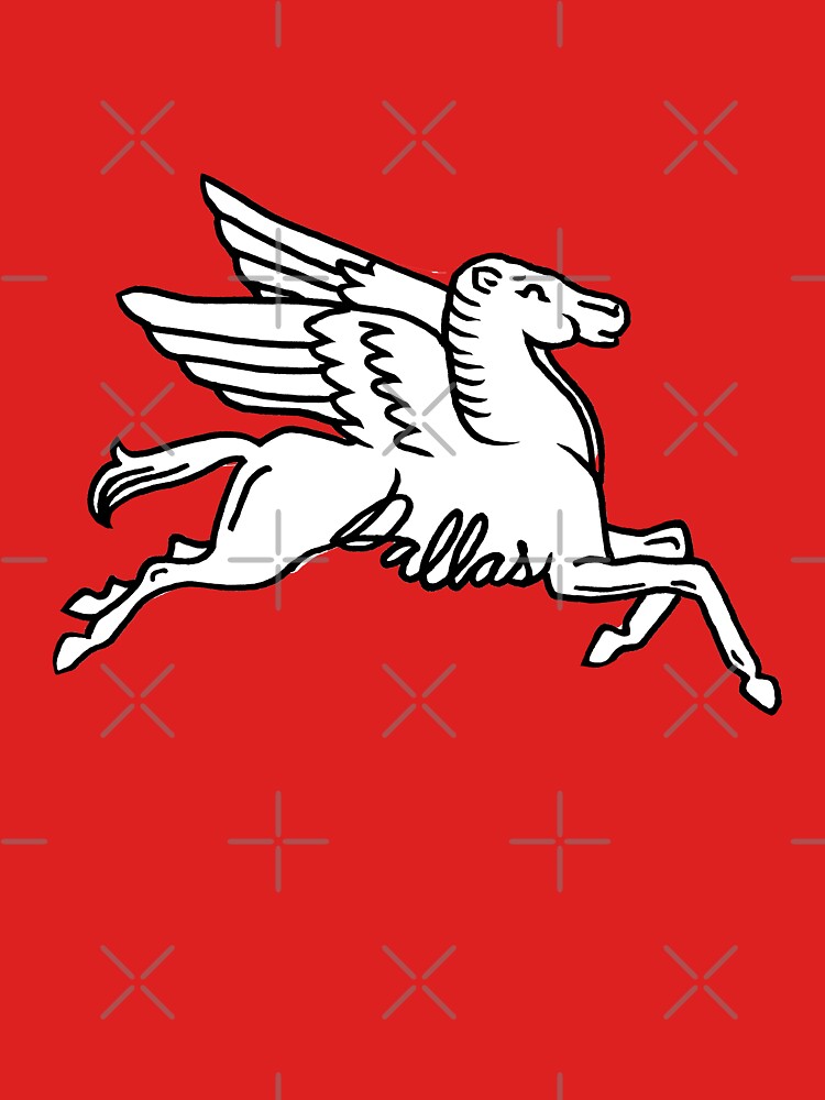 "Dallas Texas Pegasus " T-shirt for Sale by Statepallets | Redbubble ...