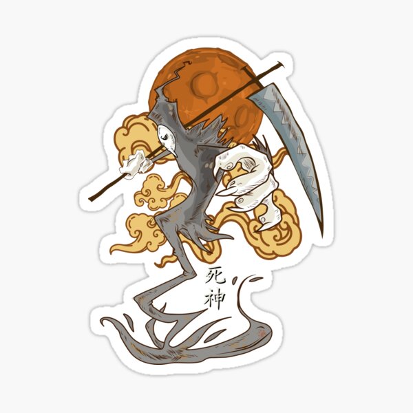 "Lord Death - Soul Eater" Sticker by reelanimedragon | Redbubble